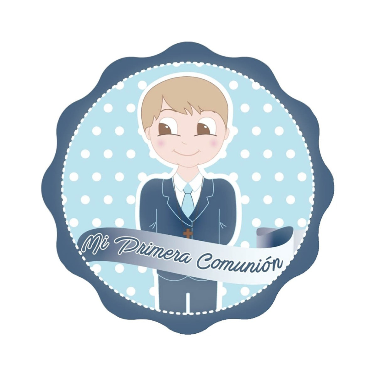 Sticker Décoratif Garçon De Communion