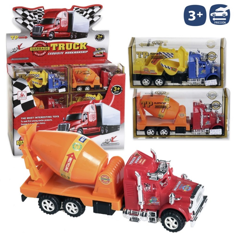 Friction Voiture Pick Up Bulle 2 Modèles Assortis 15 X 10 Cm