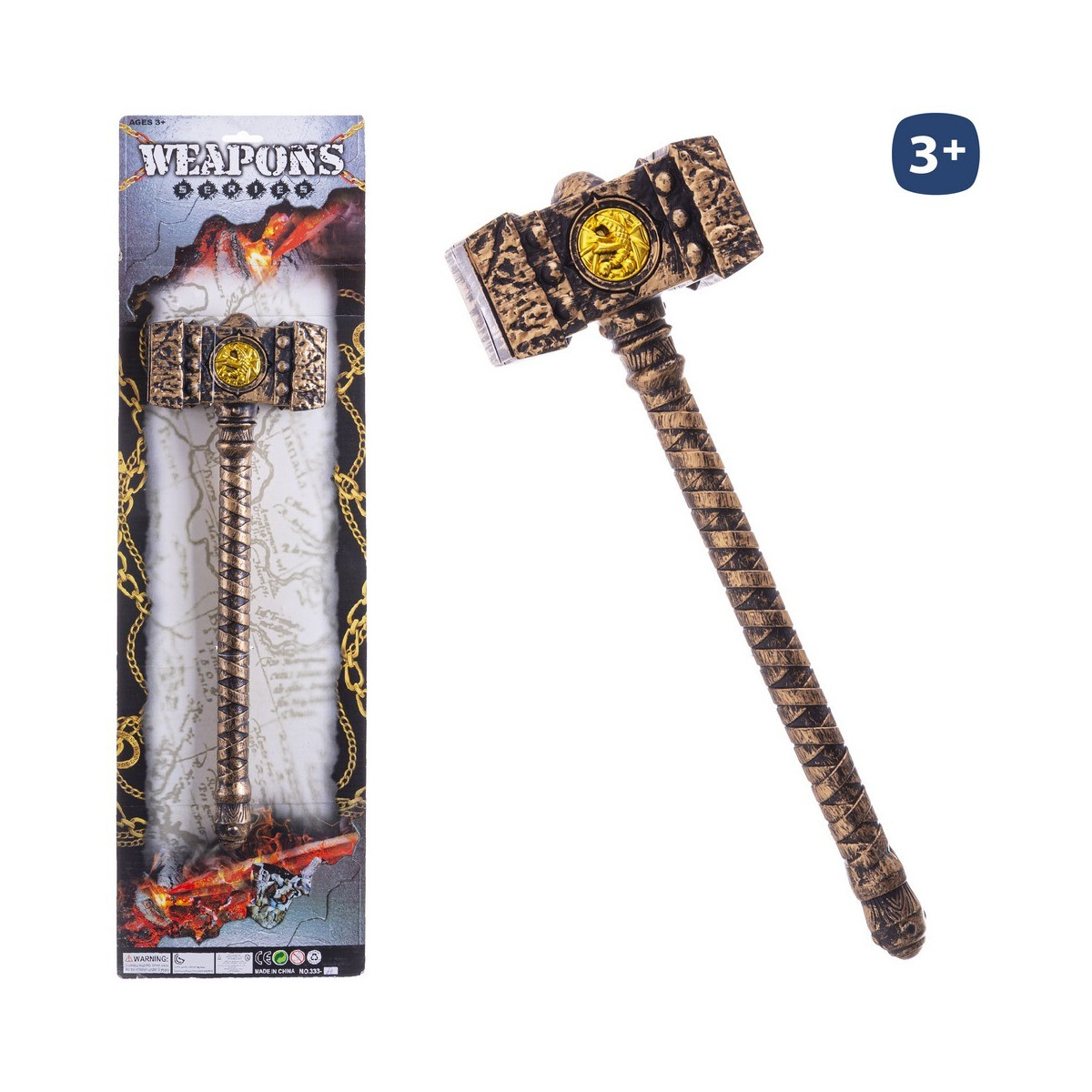 Maillet Médiéval 38 Cm