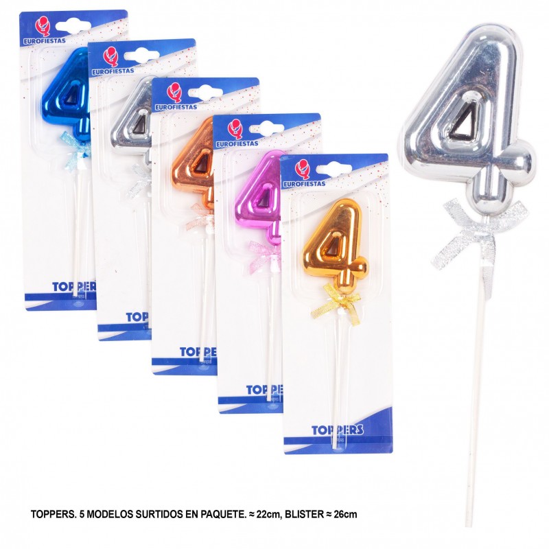 Topper Numéro 4 5 Mds