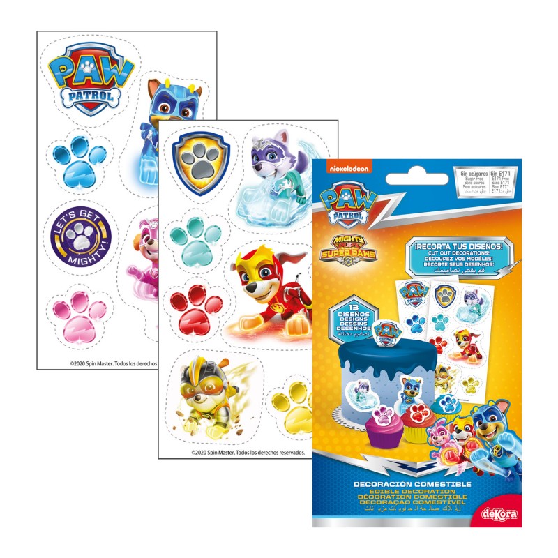Découpage Comestible Décoration Patte Patrouille Zero Azf