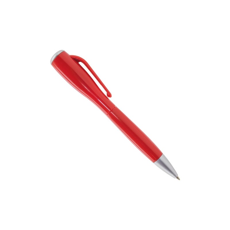 Stylo Rouge Avec Lampe De Poche