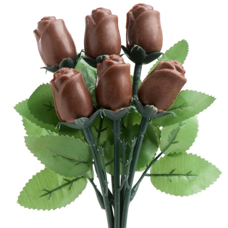 Bouquet De Roses En Chocolat 6 Roses Incluses
