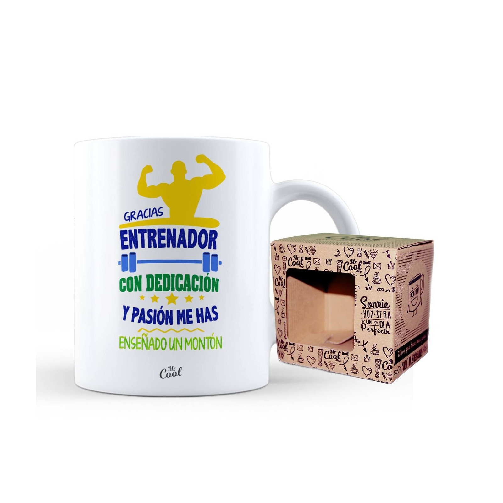 Mug Merci Coach Avec Dévouement Et Passion Tu M As Beaucoup Appris