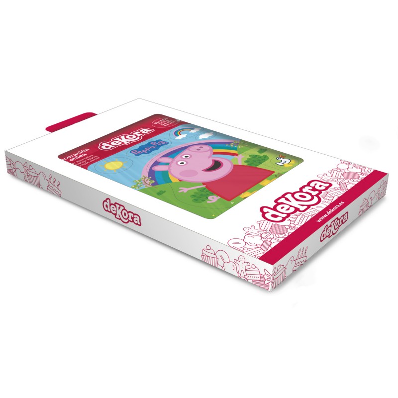 Wafer Cake Silhouette Avec Peppa Pig Design