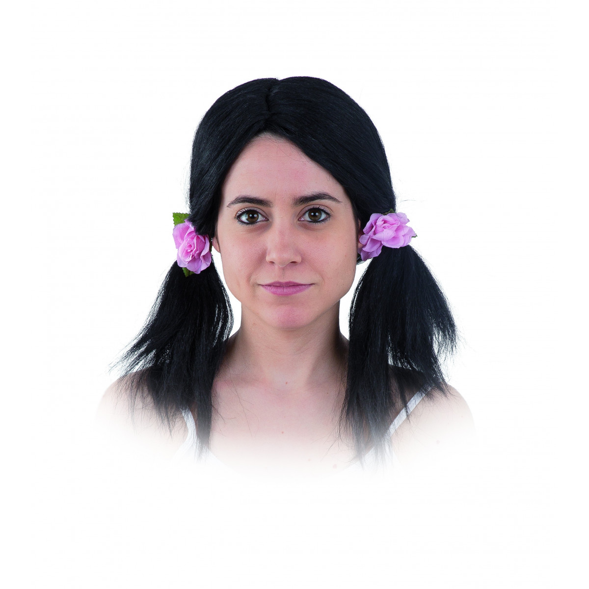 Tresses De Perruque Avec Des Fleurs Tresses De Perruque Avec Des Fleurs