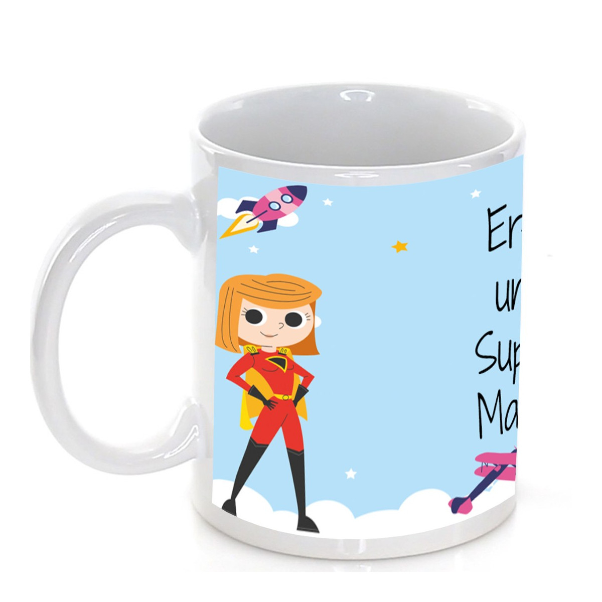 Mug Super Maman Personnalisé