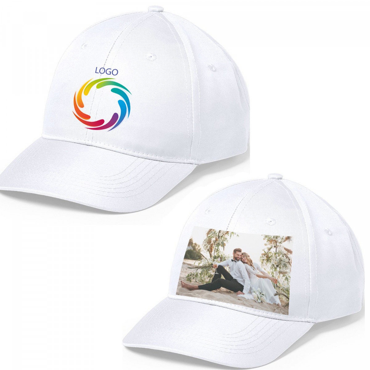 Casquette Personnalisée Avec Logo Ou Photo En Couleur Avec Texte