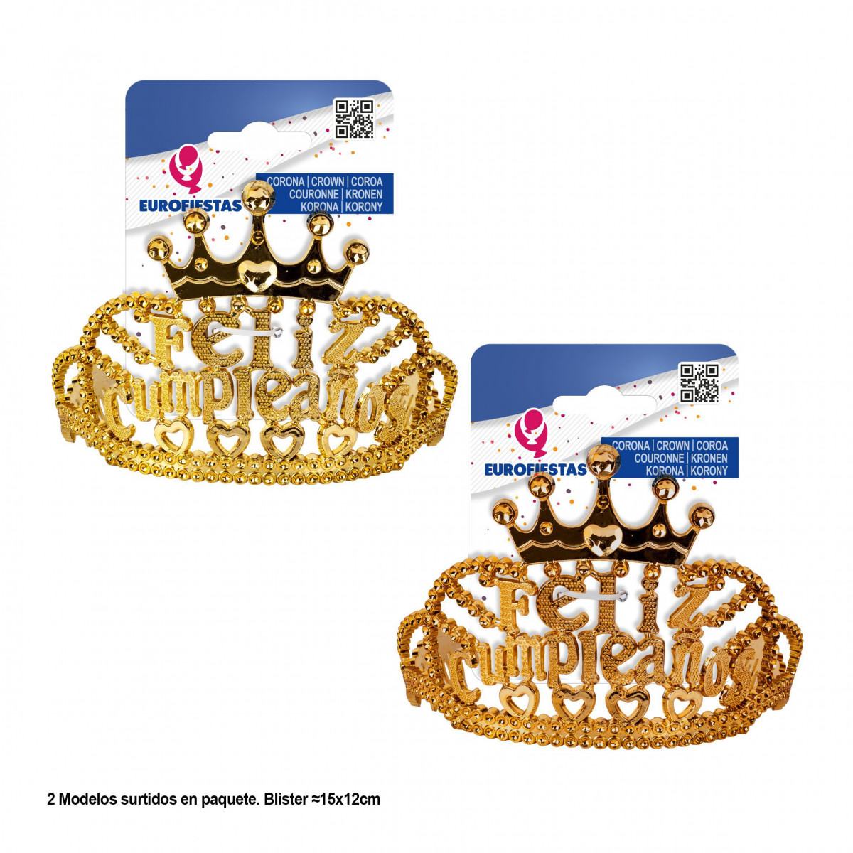 Couronne Rose Joyeux Anniversaire