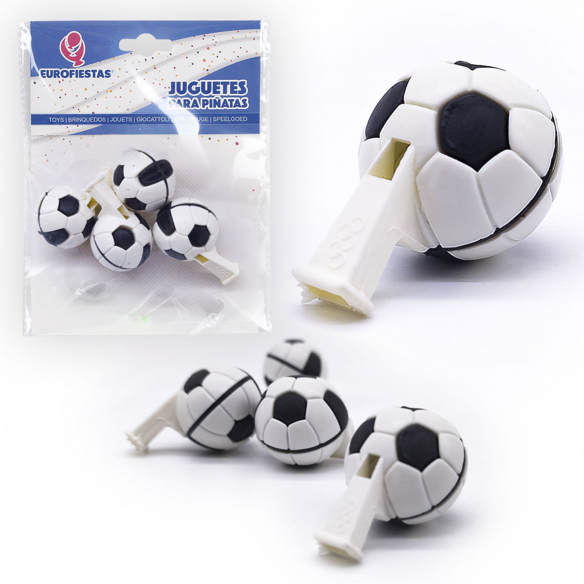 Jouets Pour Piñata Sifflet Ballon De Football Noir Et Blanc