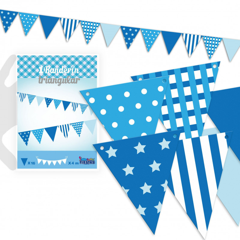 Formes Fanion Bleu 16U 4M