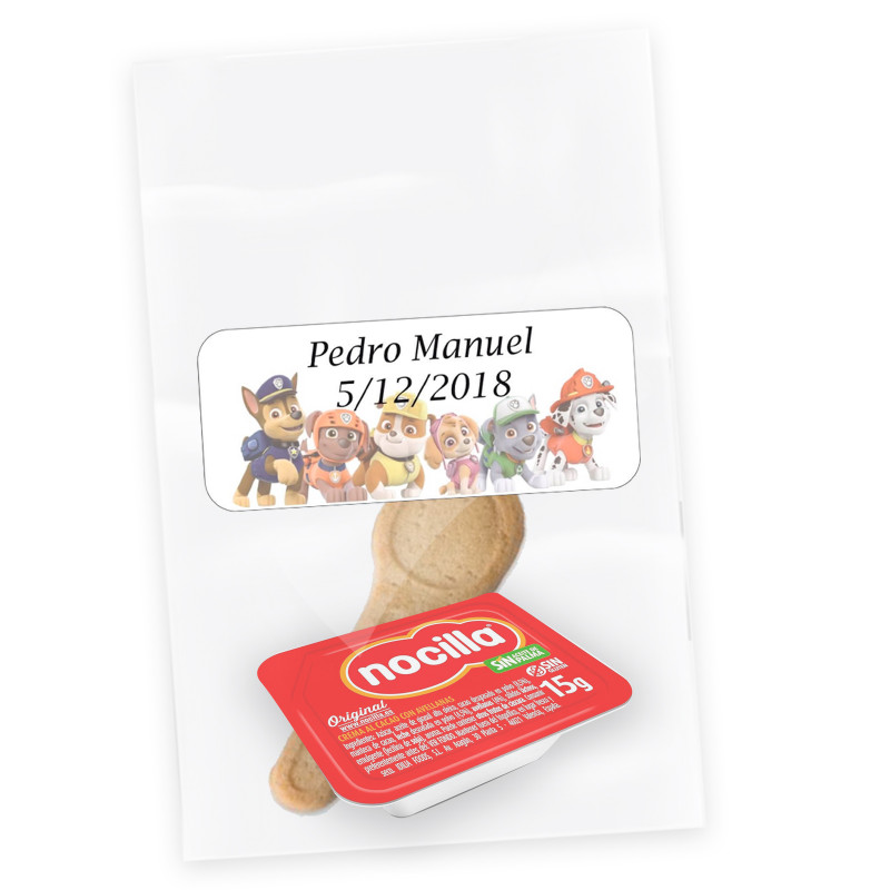 Nocilla Mini 15 Gr Avec Cuillère À Biscuits Dans Un Sachet Transparent ...
