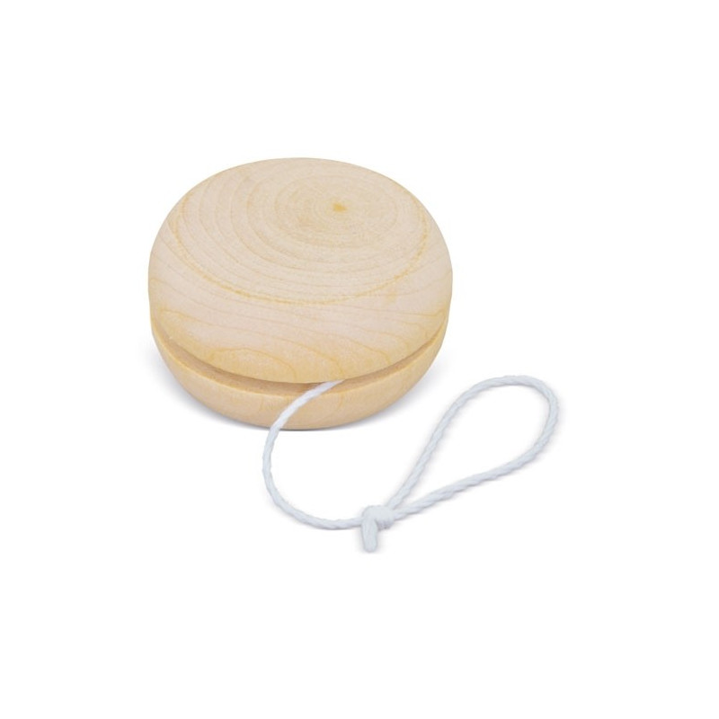 Yo-Yo En Bois Personnalisé Avec Autocollant Pour Baptême