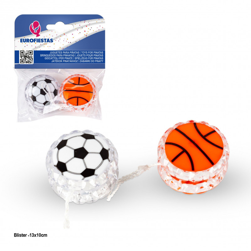 Jouet Yo-Yo Design Football Et Basketball Pour Piñatas