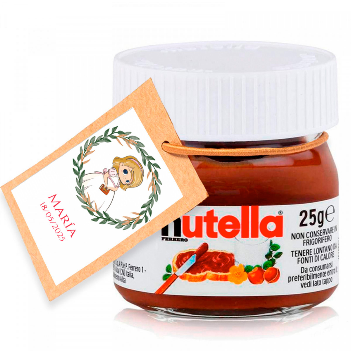 Nutella 25 Gr. Avec Étiquette Personnalisable Pour Les Détails De La ...