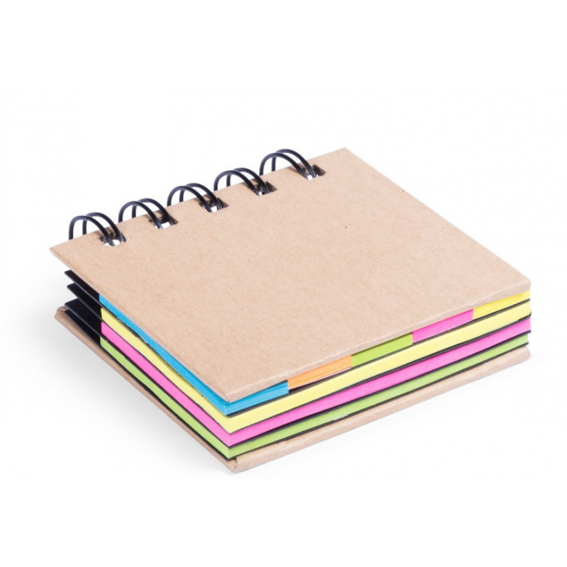 Carnet Avec Des Notes Post-It Adhésives Colorées