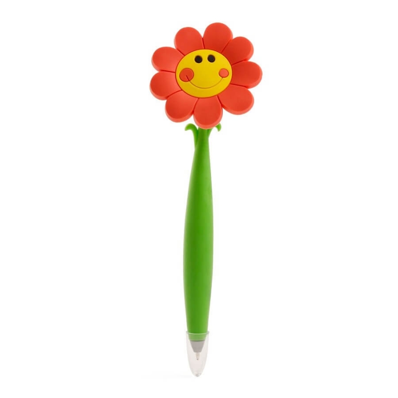 Stylo Avec Une Forme Amusante À Offrir, Forme De Fleur Avec Un Visage ...